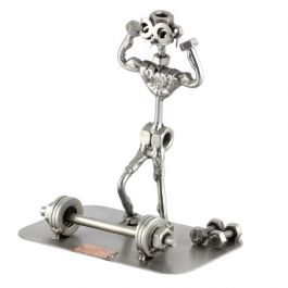 STRONG MAN Handmade Metal Sculpture - Steelman24