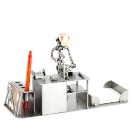 LOCKSMITH DESK ORGANIZER OFFICE TIDY Handmade Metal Sculpture - Steelman24