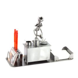 CHEF DESK ORGANIZER Handmade Metal Sculpture - Steelman24