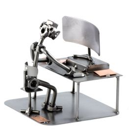 PROGRAMMER Handmade Metal Sculpture - Steelman24